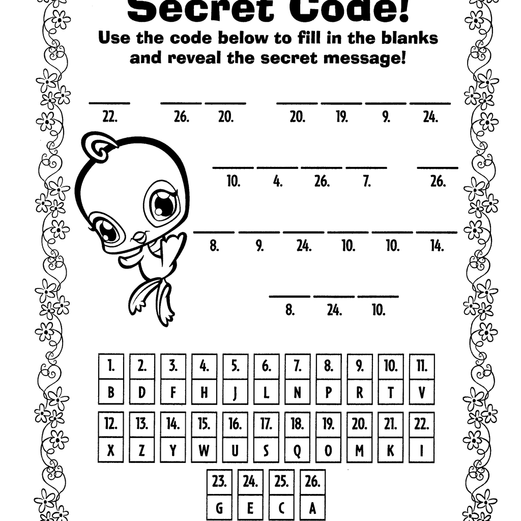 Littlest Pet Shop Activity: Secret Code! – Littlest Brainrot