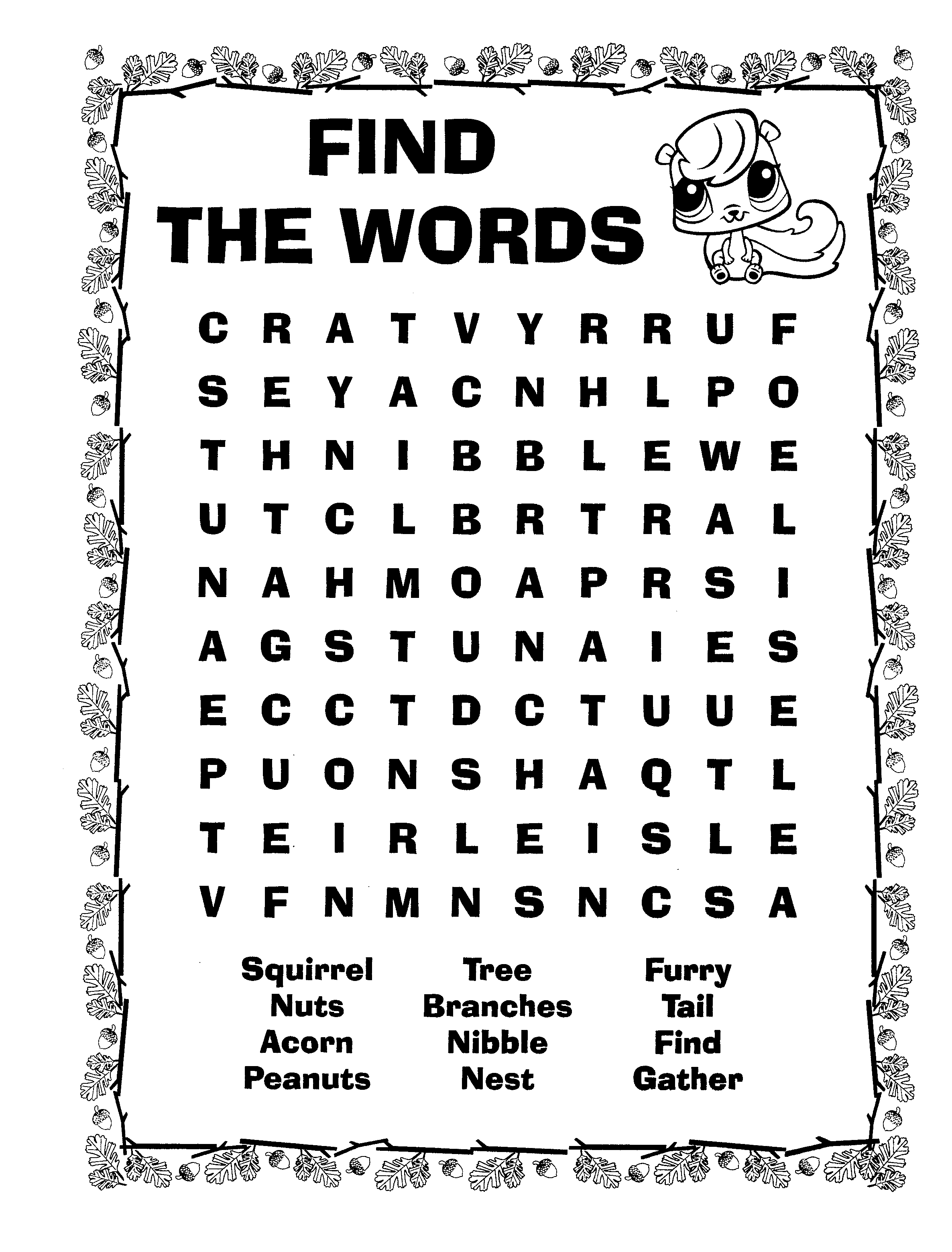 Littlest Pet Shop Activity: Find The Words! – Littlest Brainrot