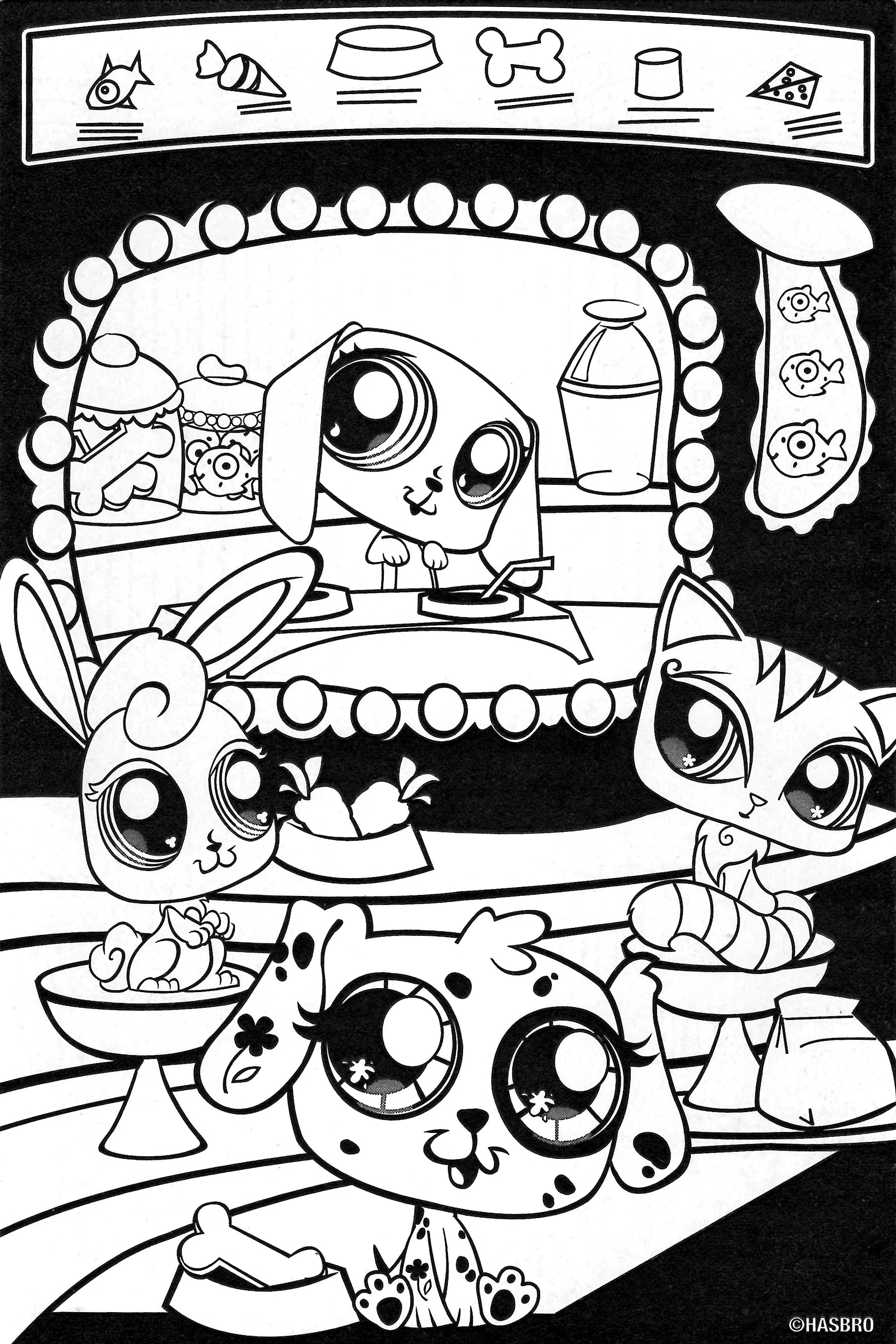 Magic Reveal! Paint Studio Coloring Pages – Littlest Brainrot